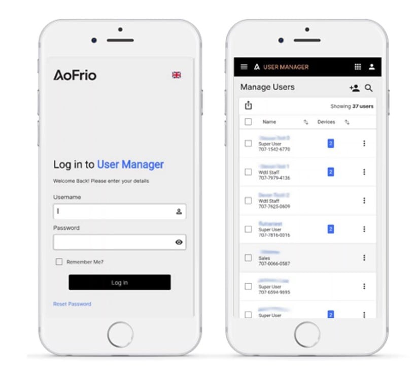 User manager software overview